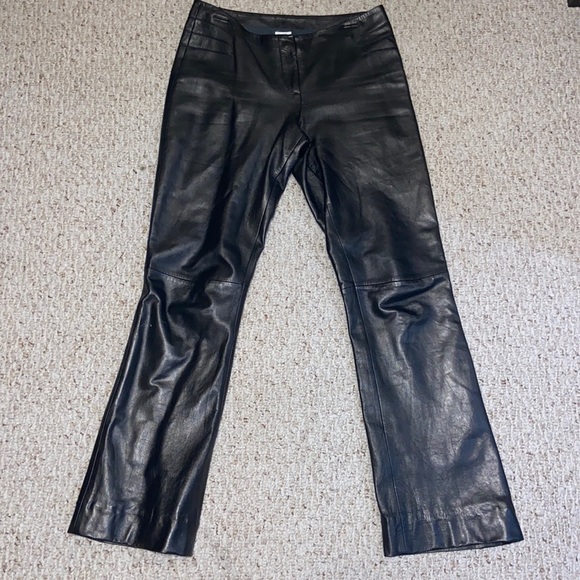 Cache | Pants & Jumpsuits | Cache Leather Pants | Poshmark